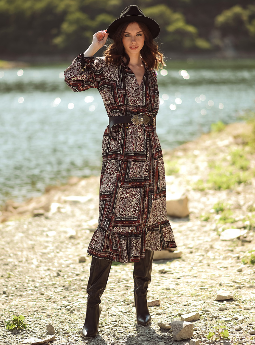 ANNA SAMOUKA ISLA Boho Φόρεμα - Angels Fashion