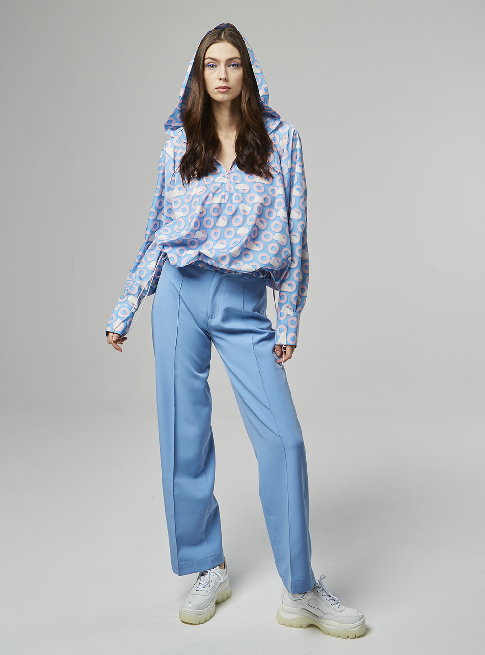 NEVER ON SUNDAY EVIL PANTS BLUE - Angels Fashion