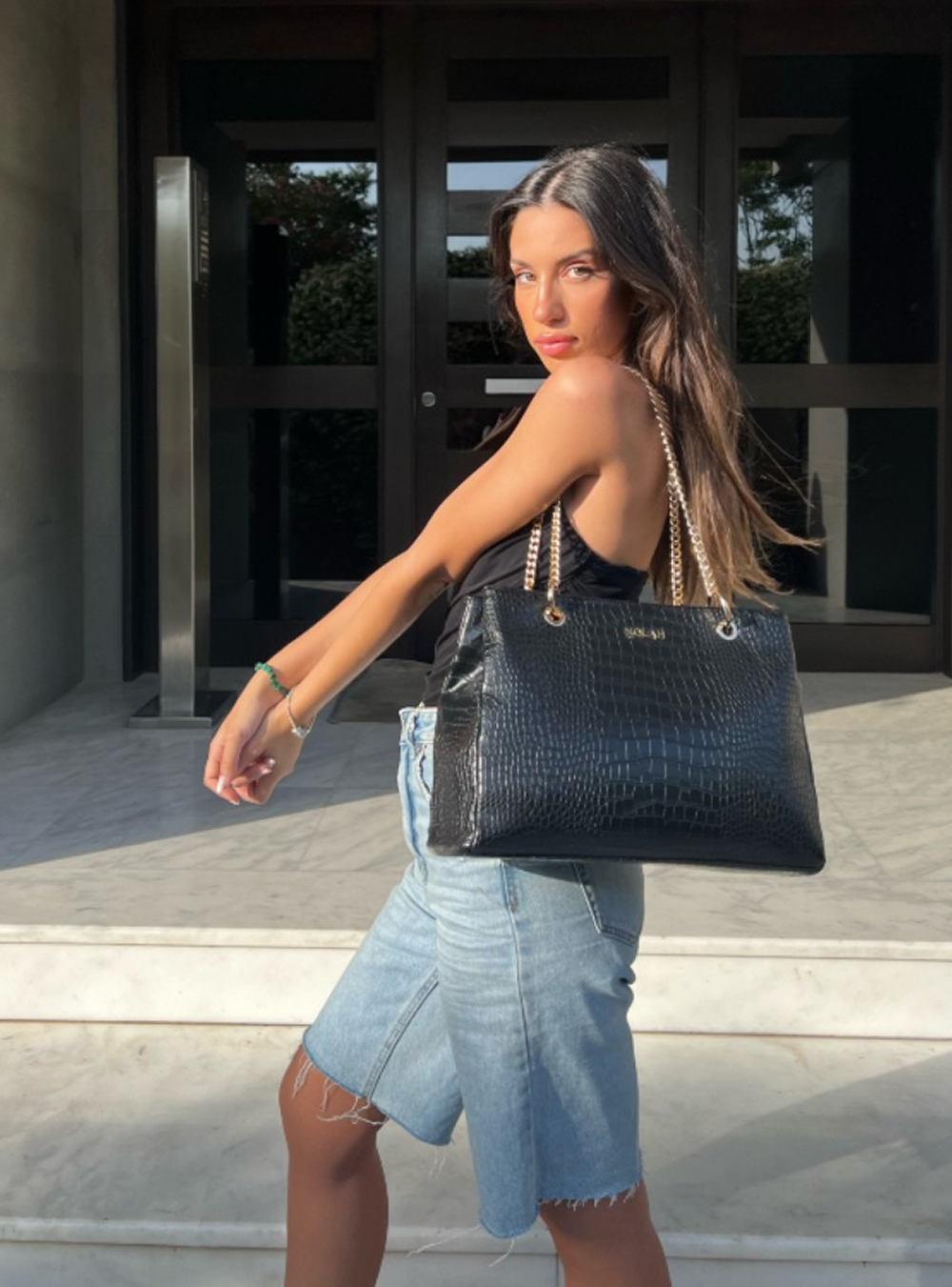 NOLAH MADELINE BLACK - Angels Fashion