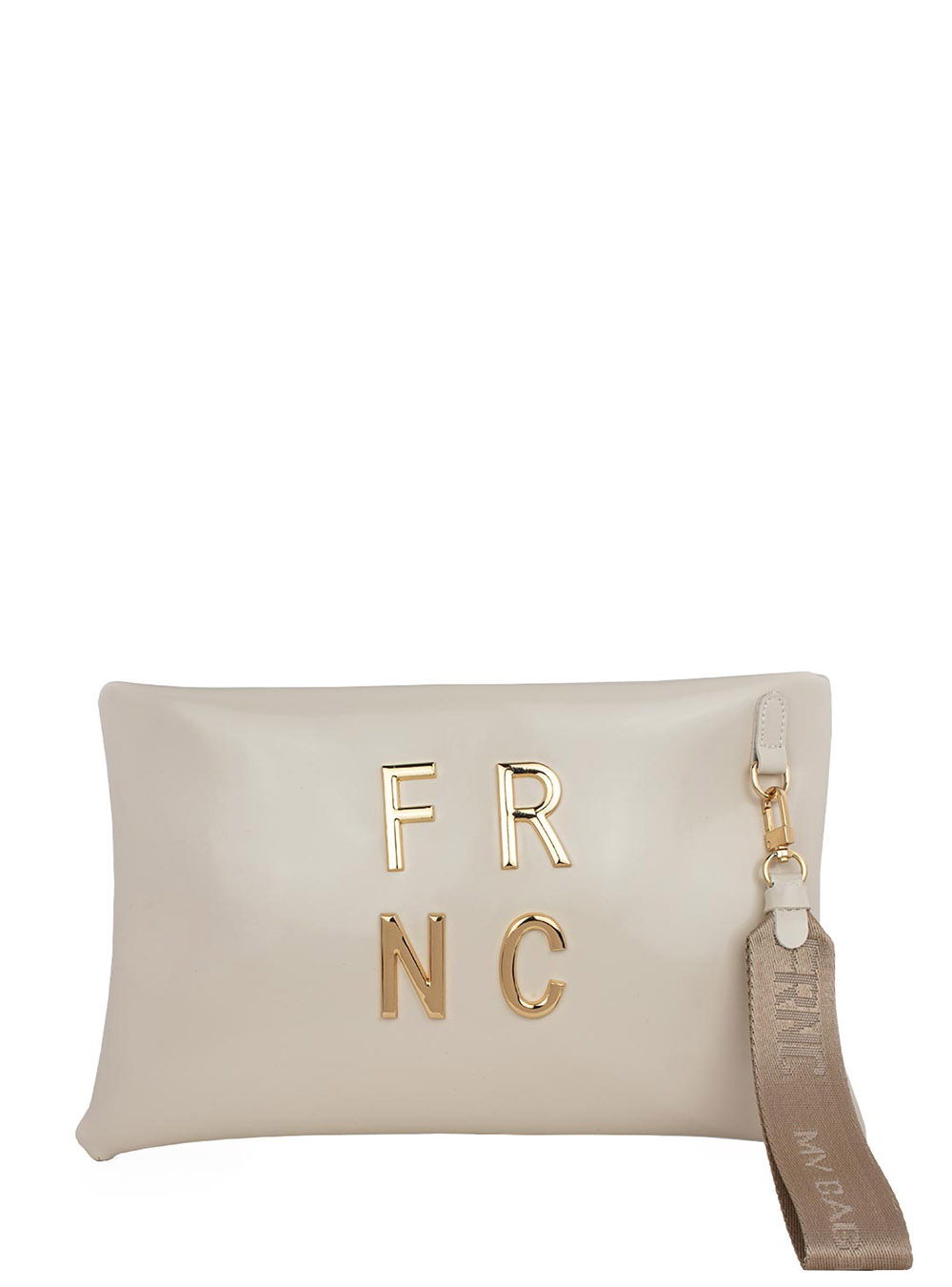 FRNC 4433 S23 Τσαντάκι BEIGE - Angels Fashion