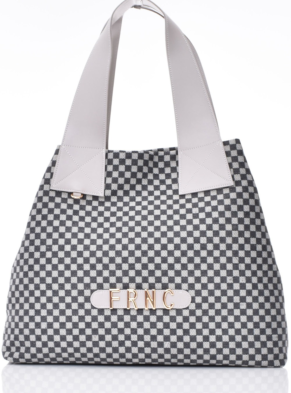 FRNC Τσάντα Ώμου 8023 S23 GREY - Angels Fashion