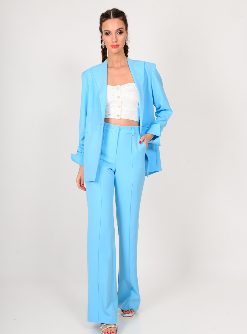 WE COSS Παντελόνι Ciel - Angels Fashion