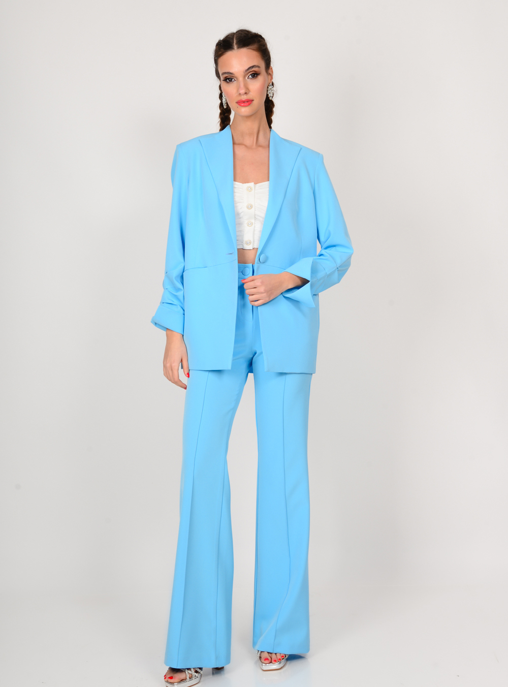 WE COSS Παντελόνι Ciel - Angels Fashion