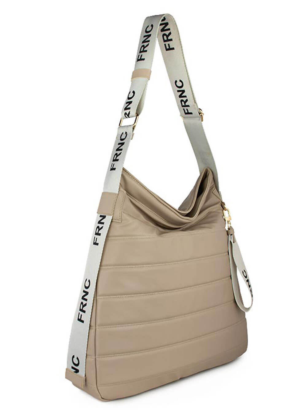 FRNC Τσάντα Ώμου 2707 BEIGE - Angels Fashion