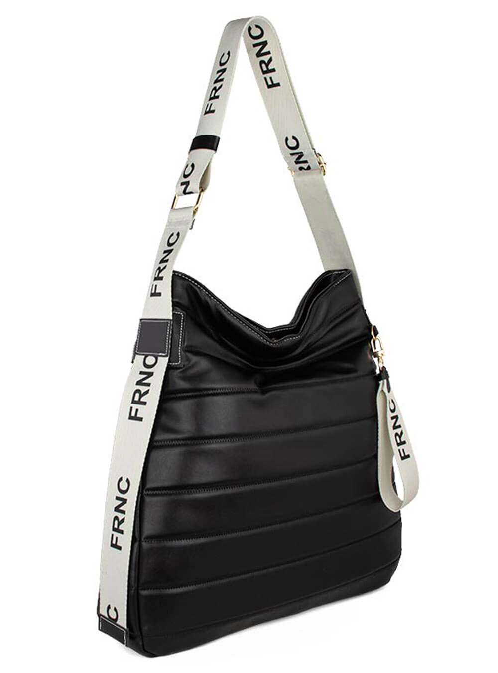 FRNC Τσάντα Ώμου 2707 BLACK - Angels Fashion