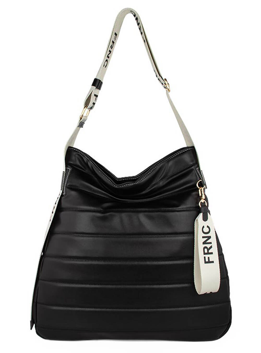 FRNC Τσάντα Ώμου 2707 BLACK - Angels Fashion