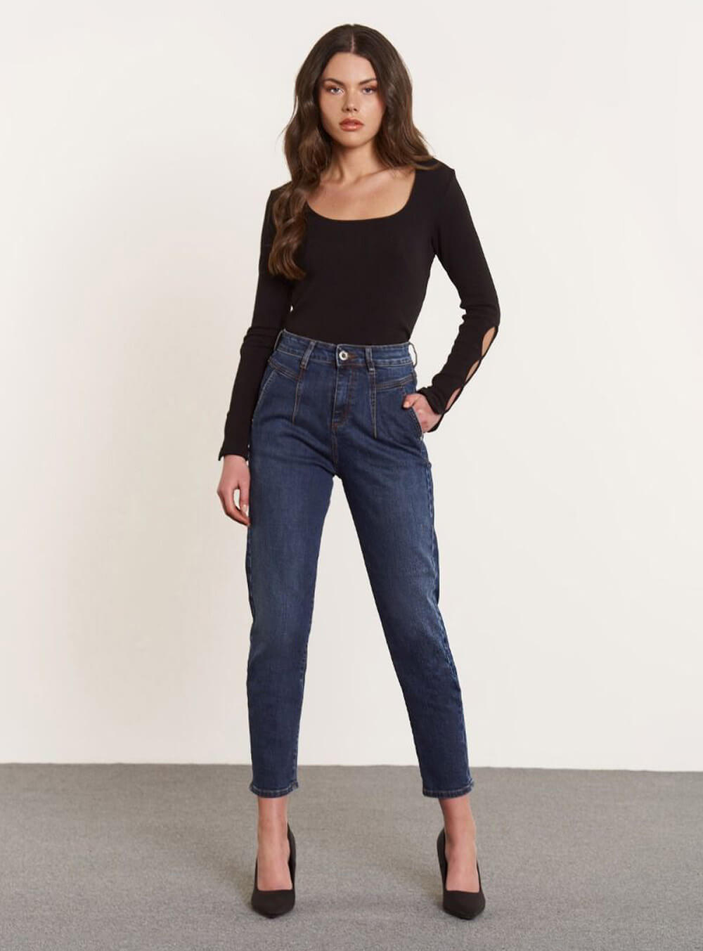 EDWARD JEANS JALISA-OTL MOM FIT - Angels Fashion