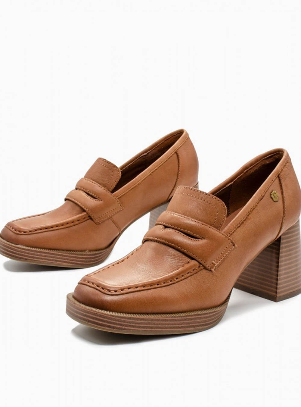 CARMELA Μοκασίνια 161218 CAMEL - Angels Fashion