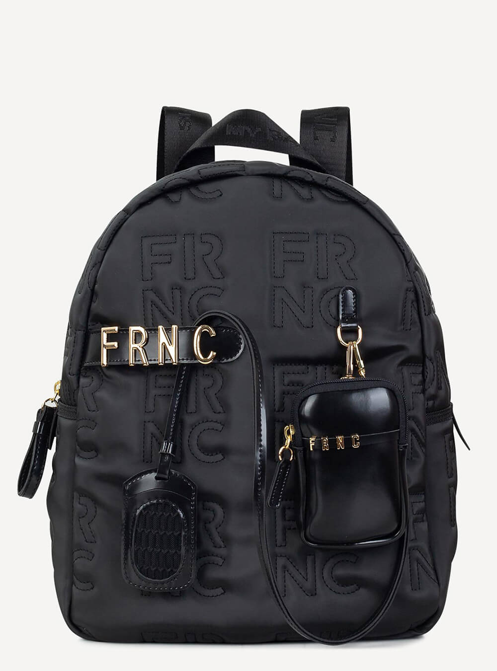 FRNC Τσάντα Πλάτης 1354 BLACK (Μεγάλη) - Angels Fashion