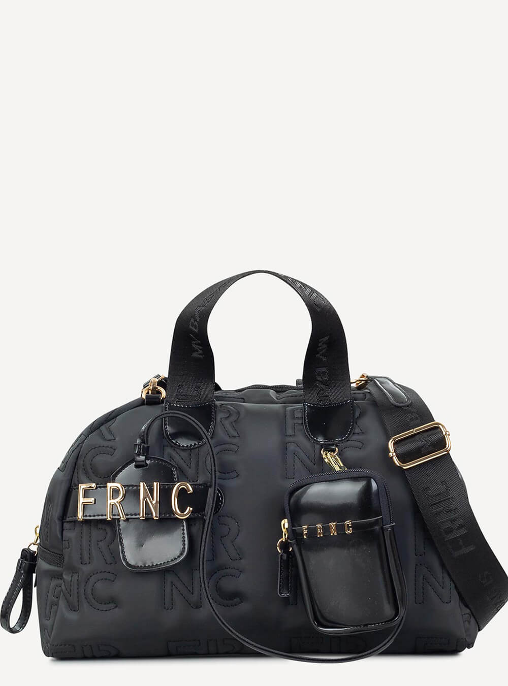 FRNC Τσάντα Ώμου 1357 BLACK - Angels Fashion