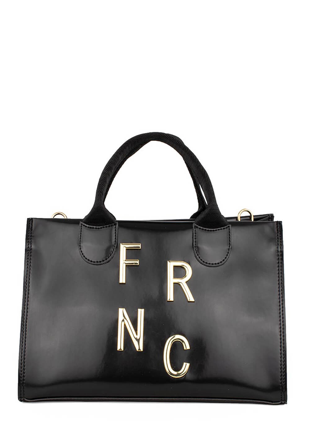 FRNC Τσάντα Χιαστί 4703 BLACK - Angels Fashion