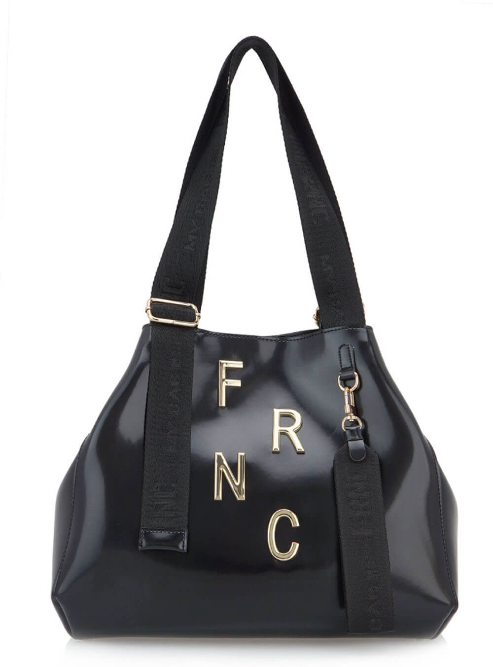 FRNC Τσάντα Ώμου 4706 BLACK - Angels Fashion