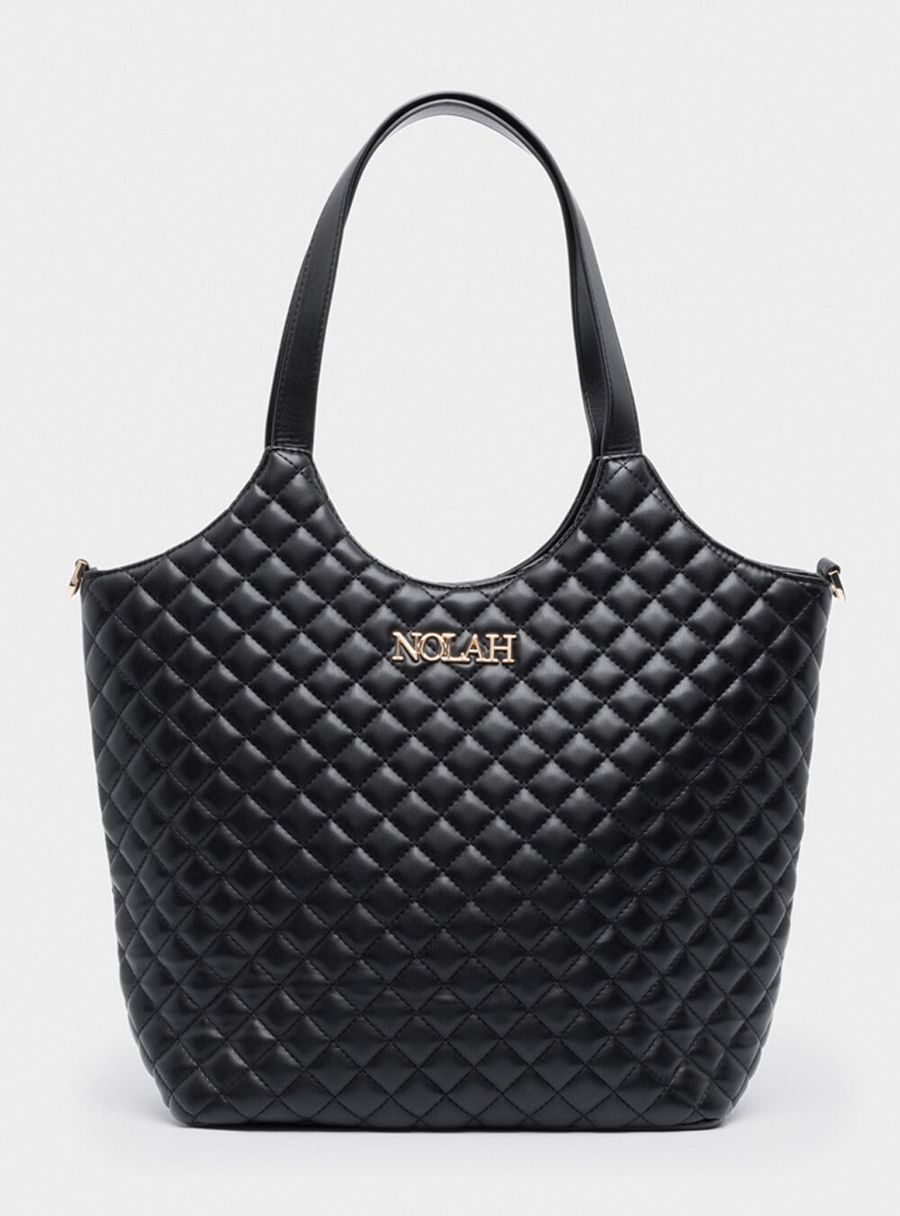 NOLAH Τσάντα Ώμου DENIZ BLACK - Angels Fashion