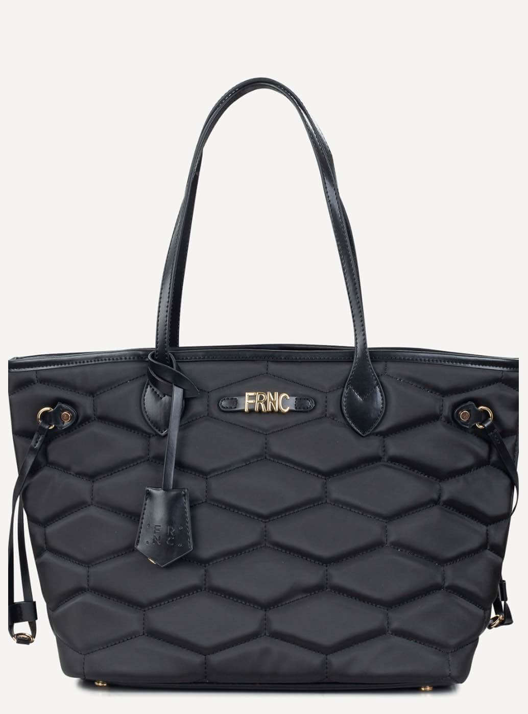 FRNC Τσάντα Ώμου 4925 BLACK - Angels Fashion