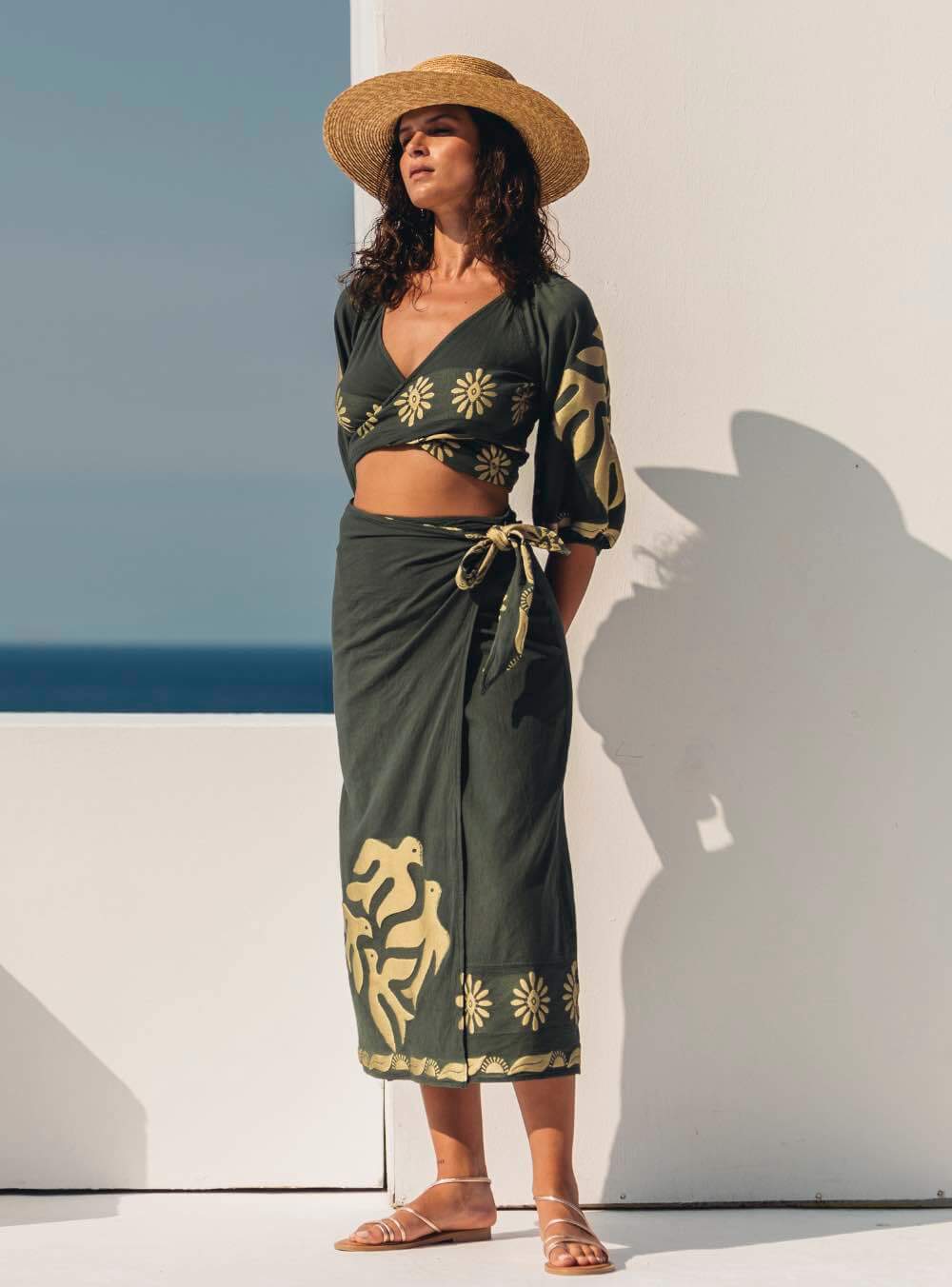NEMA RESORTWEAR SET KARIS TOP & RENI SKIRT - Angels Fashion