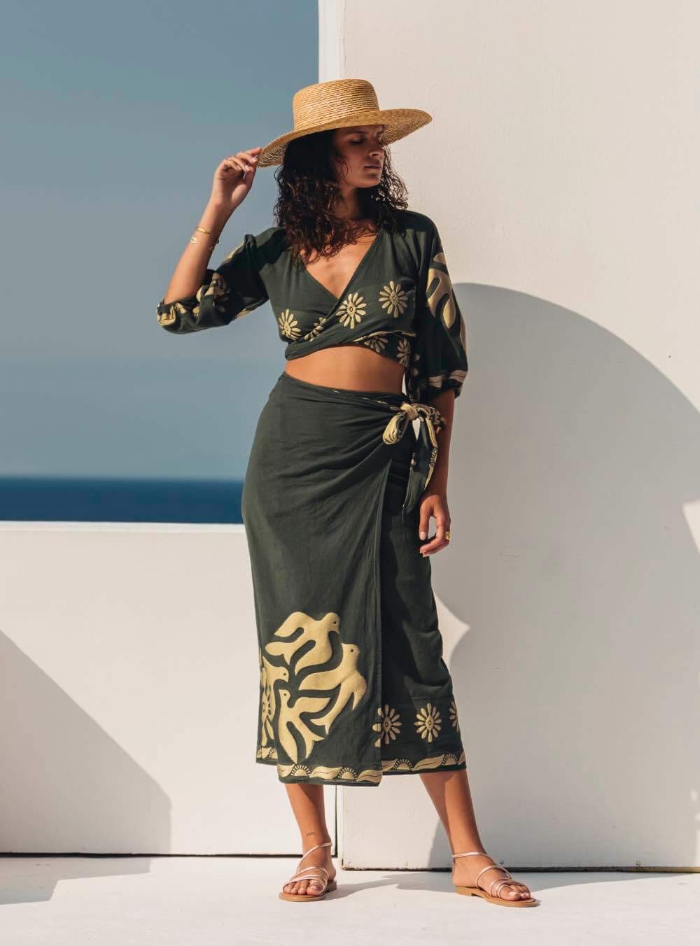 NEMA RESORTWEAR SET KARIS TOP & RENI SKIRT - Angels Fashion